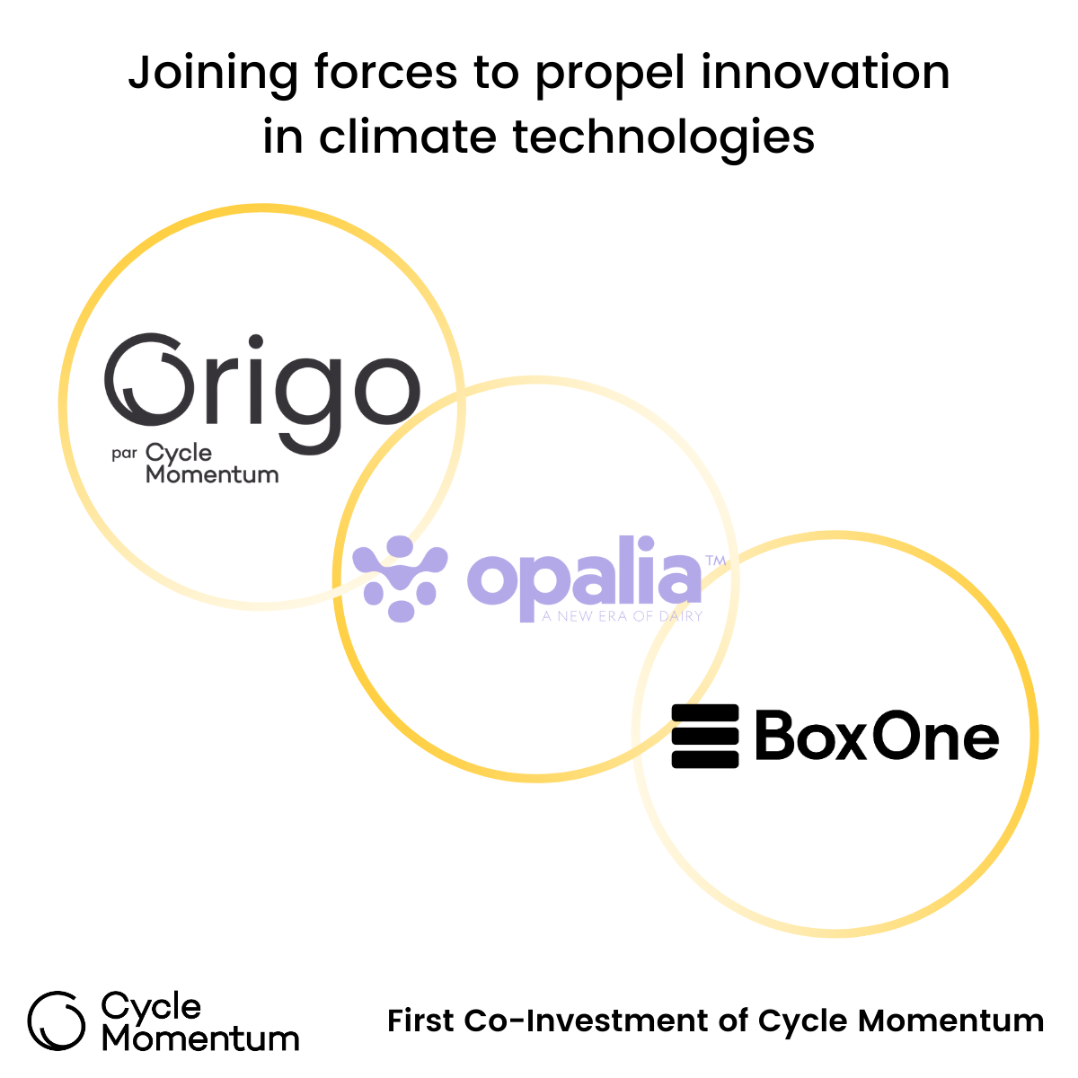 Cycle Momentum makes the first co-investment of its Origo program in Opalia - Cycle Momentum